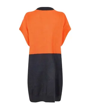 Gucci Colorblock Houndstooth Sequin Knit Mini Dress