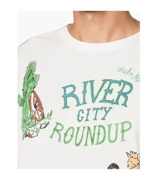 BODE River City Graphic T-shirt - Cream