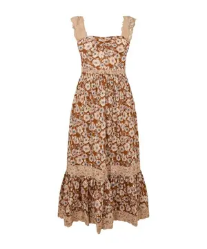 Gucci Vintage Floralprint Midi Slip Dress - No