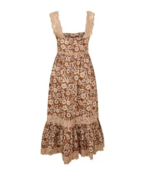Gucci Vintage Floralprint Midi Slip Dress