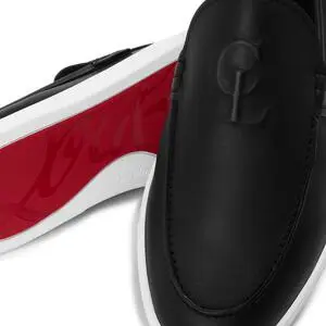 CHRISTIAN LOUBOUTIN Slipon Loafers - Black