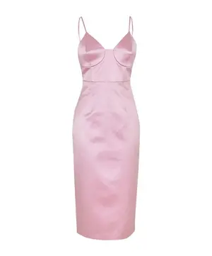 Gucci Satin Slip Midi Dress