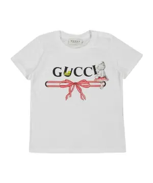 Gucci Crewneck Shortsleeve Tshirt - White