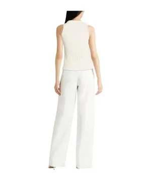 Max Mara Solid-colored Knitted Vest - Ivory