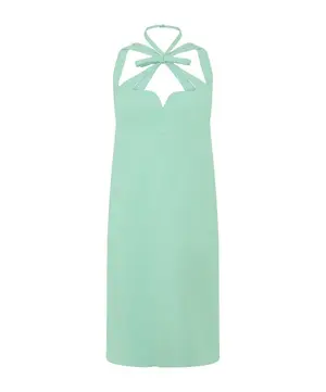 Gucci Halter Midi Dress - Green