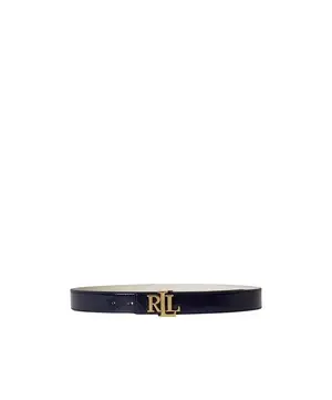 Ralph Lauren Logo-buckle Belt - Navy Blue