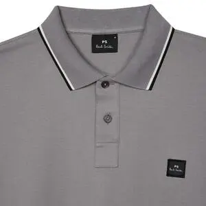 Paul Smith Striped Collared Shortsleeve Polo