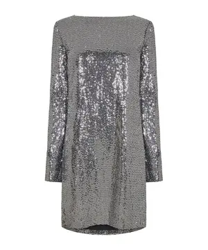 Gucci Sequined Longsleeve Mini Dress