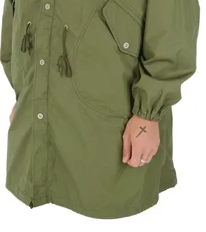 Comme Des Garçons Long-sleeved Hooded Reversible Jacket