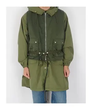 Comme Des Garçons Long-sleeved Hooded Reversible Jacket