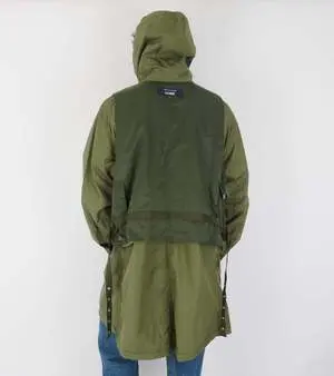 Comme Des Garçons Long-sleeved Hooded Reversible Jacket
