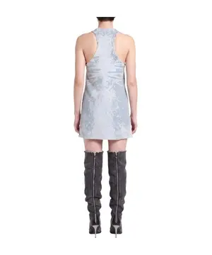 DIESEL® Light-wash Denim Bodycon Dress