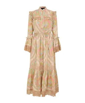Gucci Vintage Paisleyprint Maxi Dress