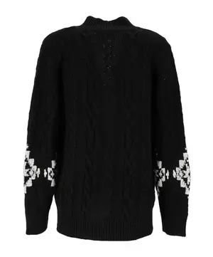 ERMANNO FIRENZE Ribbed V-neck Knit Top