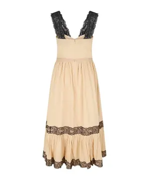 Gucci Lacepaneled Midi Slip Dress