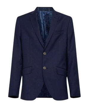 Etro Single-breasted Tailored Blazer - Blue
