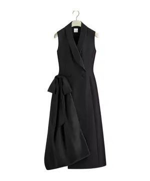 Dior Mid-length Flared Dress With Bow