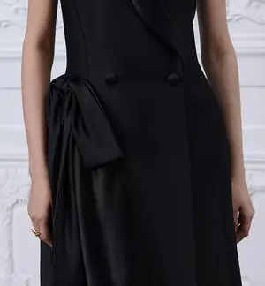 Dior Mid-length Flared Dress With Bow