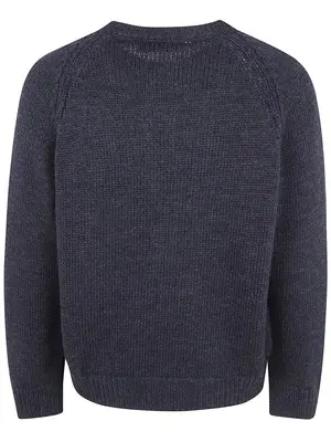 Our Legacy Shore Henley Knitted Sweater - Charcoal Gray