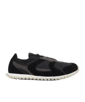 Emporio Armani Suede-panelled Sneakers