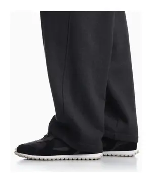 Emporio Armani Suede-panelled Sneakers