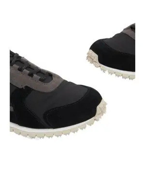 Emporio Armani Suede-panelled Sneakers