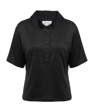 MAISON MARGIELA Solid-color Short-sleeved T-shirt