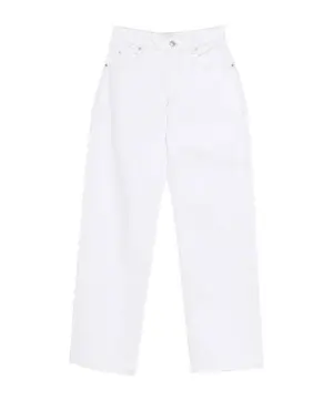 Isabel Marant Étoile Highwaist Straightleg Jeans - White