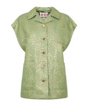 Gucci Collared Sleeveless Waistcoat