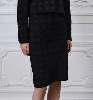 Dior Cannage Pencil Skirt