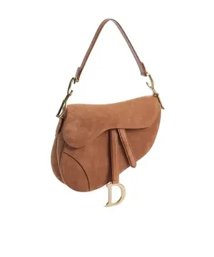 Dior Saddle Bag With Strap - Maroon