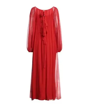 Chloé Long-sleeved Pleated Dress