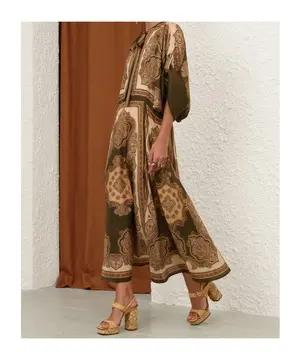 Zimmermann Paisley Print Dress