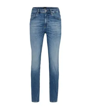 Hugo Boss Washed Slim Jeans - Blue