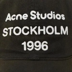 Acne Studios Darktoned Cotton Baseball Cap