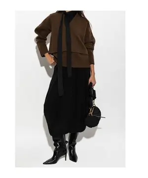 Sacai Faketwopiece Knit Cardigan