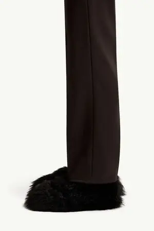 Moncler Wool Blend Pants - Brown
