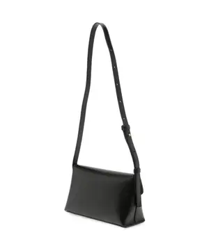 A.p.c. Small Simone Logo-print Leather Shoulder Bag - Black