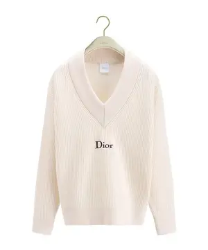Dior Oversized Sweater - White