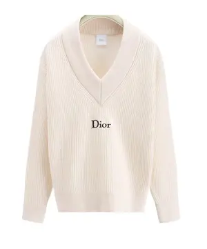 Dior Oversized Sweater - White