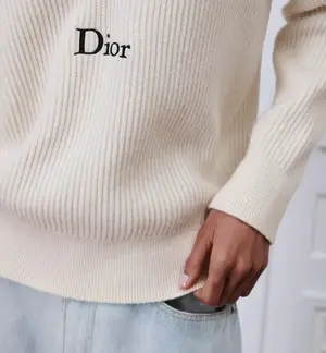 Dior Oversized Sweater - White
