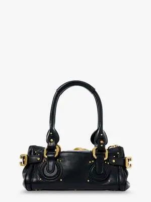 Chloé Paddington Small Leather Handbag - Black