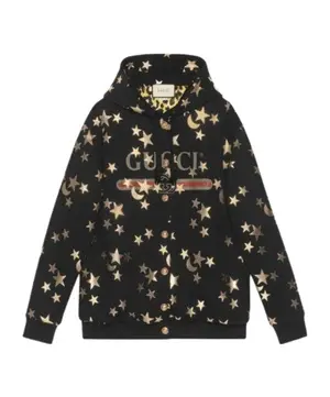 Gucci Stars And Moon Print Hoodie