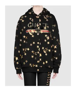 Gucci Stars And Moon Print Hoodie