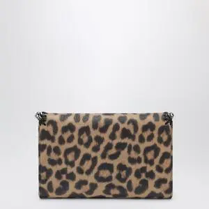 Stella McCartney Falabella Leopard-print Crossbody Wallet Bag
