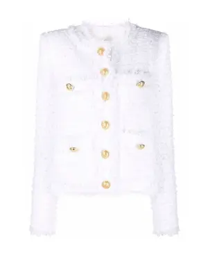 Balmain Tweed Jacket - White