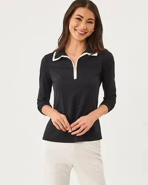 Lilly Pulitzer® Upf 50+ Luxletic Frida Half Zip Polo