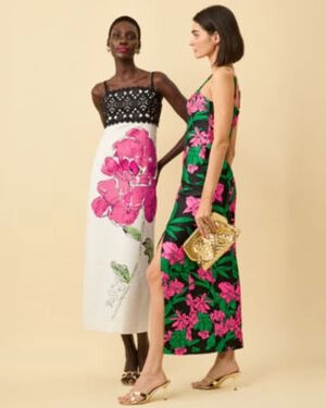 Lilly Pulitzer® Vena Stretch Maxi Dress In Fitted With Adjustable Straps