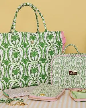 Lilly Pulitzer® Ruffle Tote In Printed Canvas