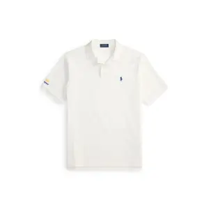 Ralph Lauren Us Open Mesh Polo Shirt - White